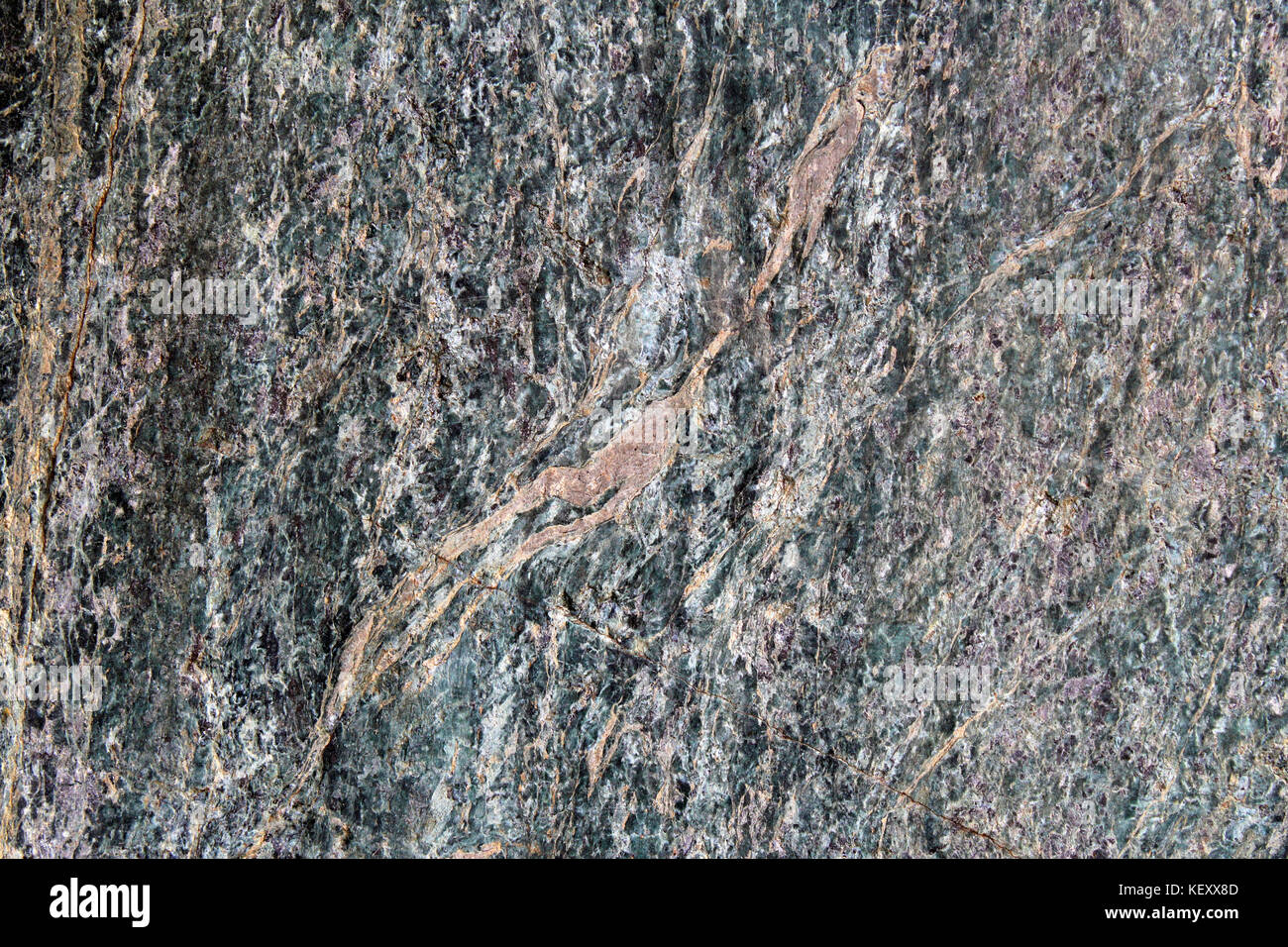 Green metamorphic layered rock surface used as a decorative material ...