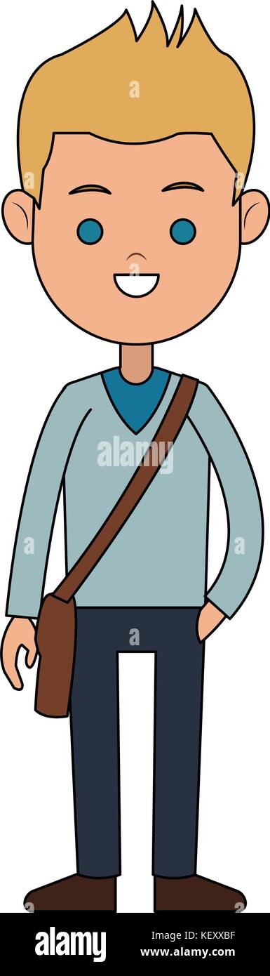 student carrying bag cartoon icon image Stock Vector Image & Art - Alamy