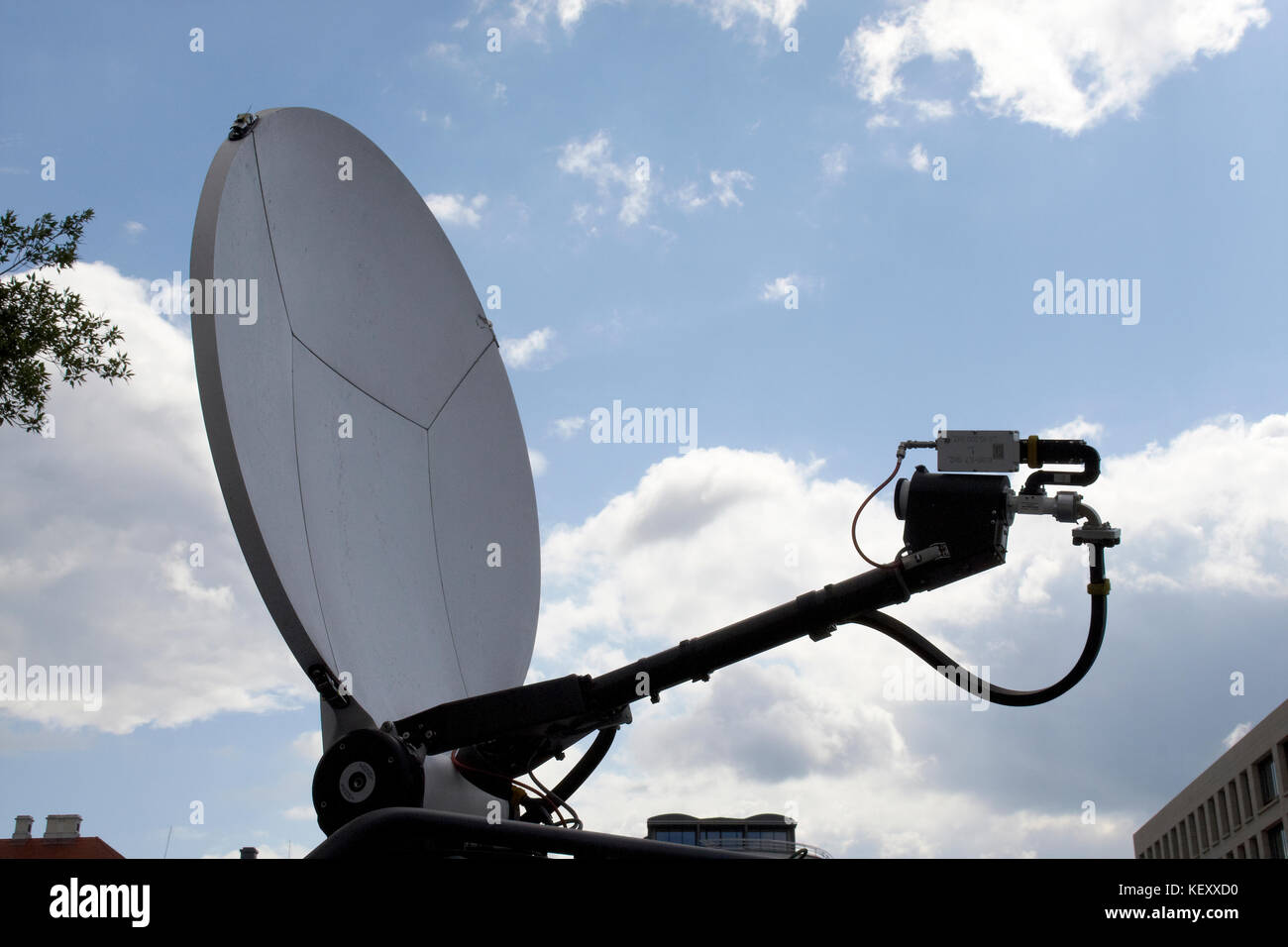 Satelite Communication Dish Stock Photo - Alamy