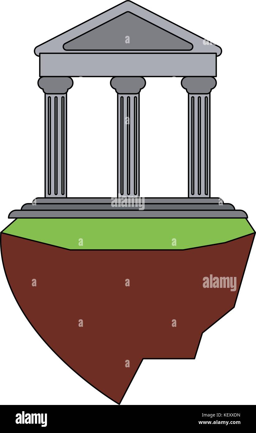 ancient greek building icon image Stock Vector Image & Art - Alamy