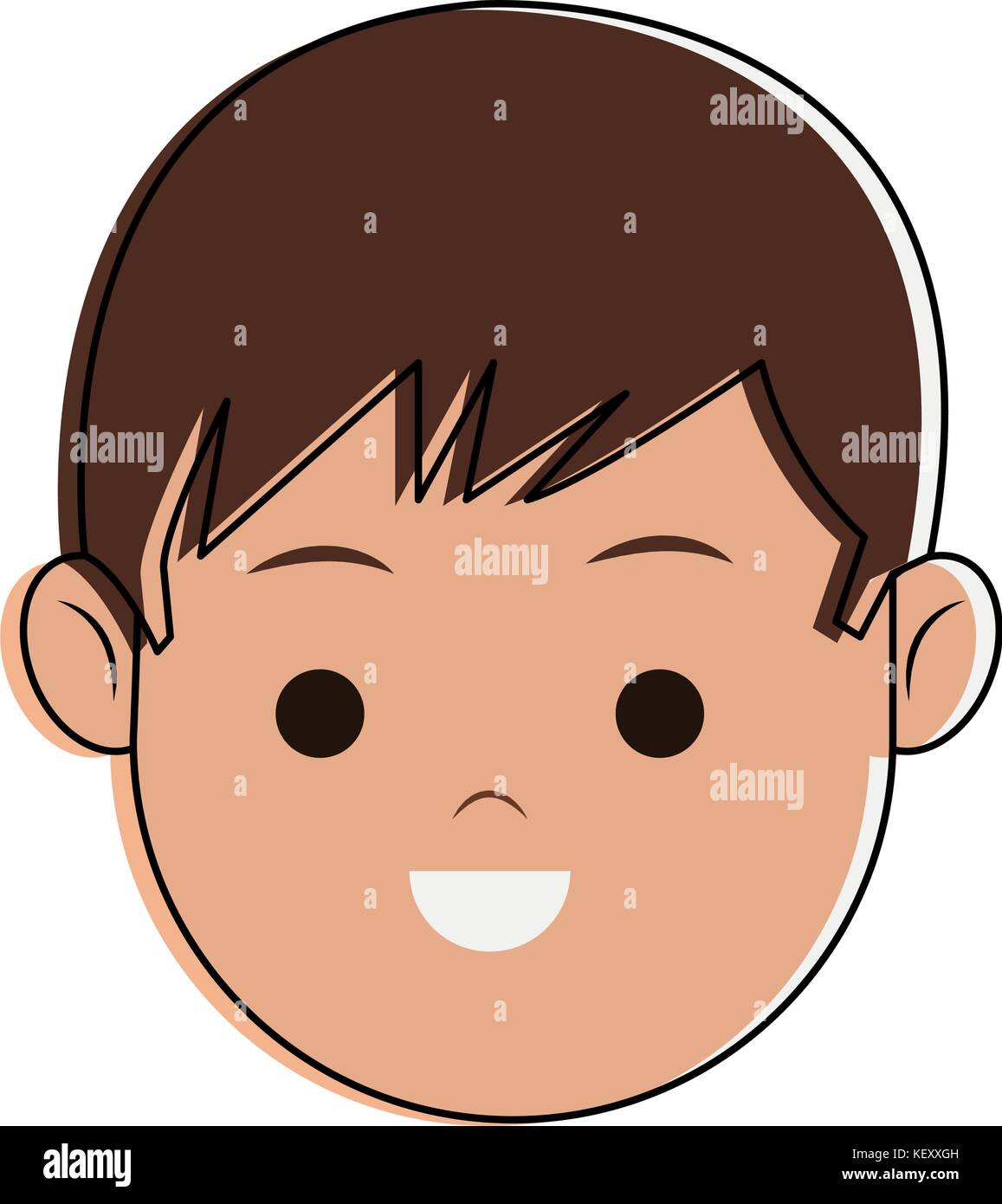 happy boy face icon image Stock Vector Image & Art - Alamy