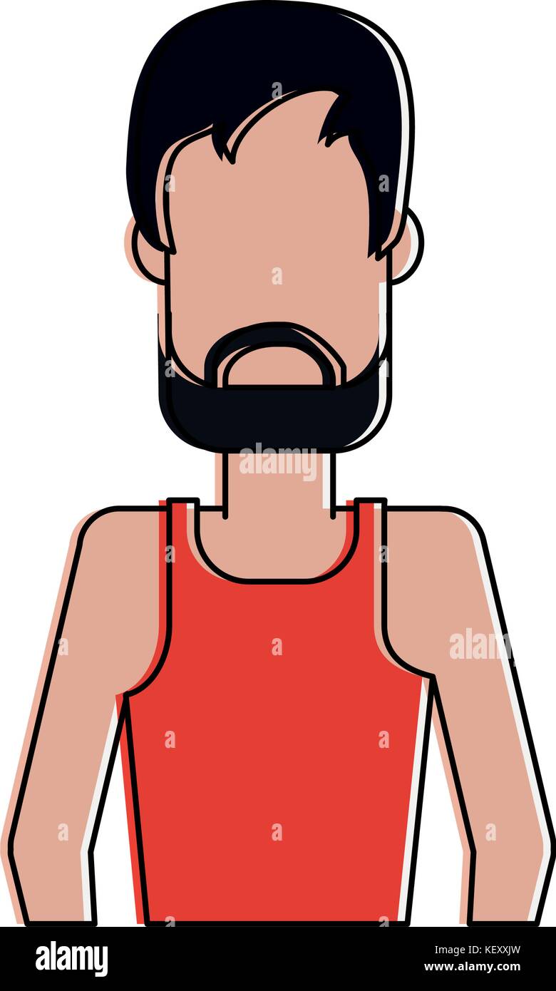 Wearing tank top Stock Vector Images - Alamy