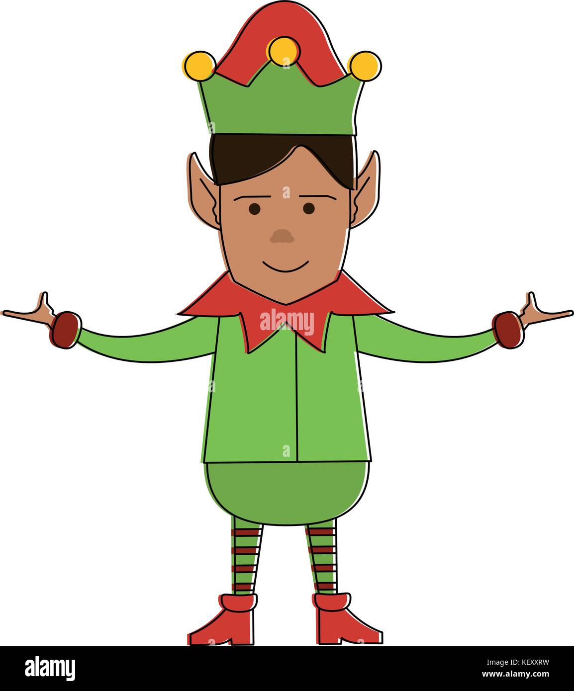 elf christmas related icon image Stock Vector Image & Art - Alamy