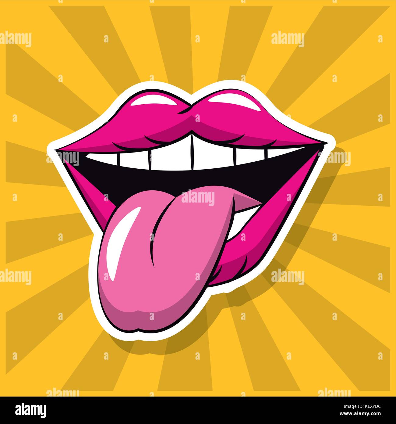 Tongue Drawing Stock Photos & Tongue Drawing Stock Images - Alamy