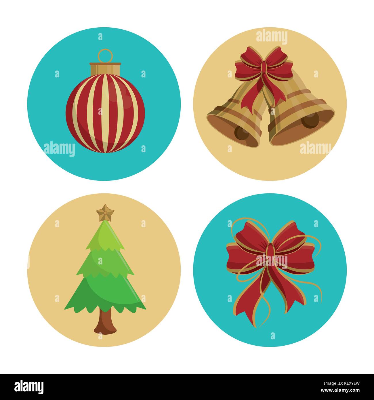 Bells icons set hi-res stock photography and images - Alamy