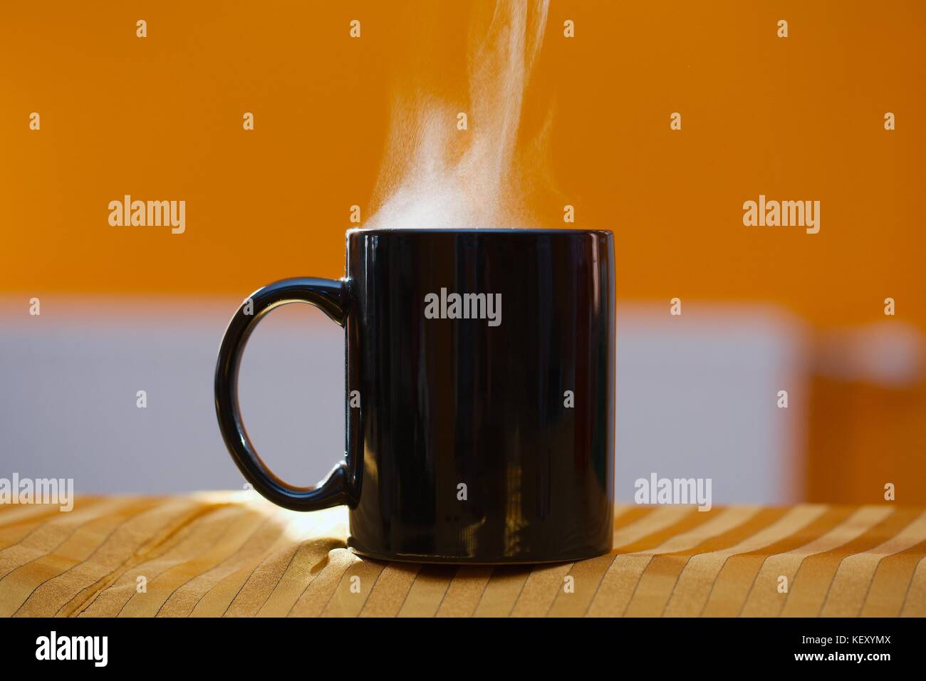 Streaming hot beverage in a cup Stock Photo - Alamy