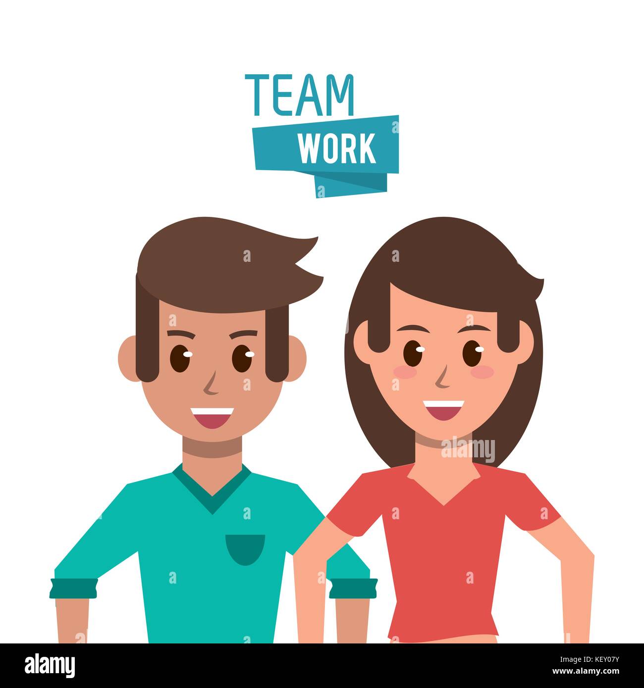 Young teamwork cartoon Stock Vector Image & Art - Alamy
