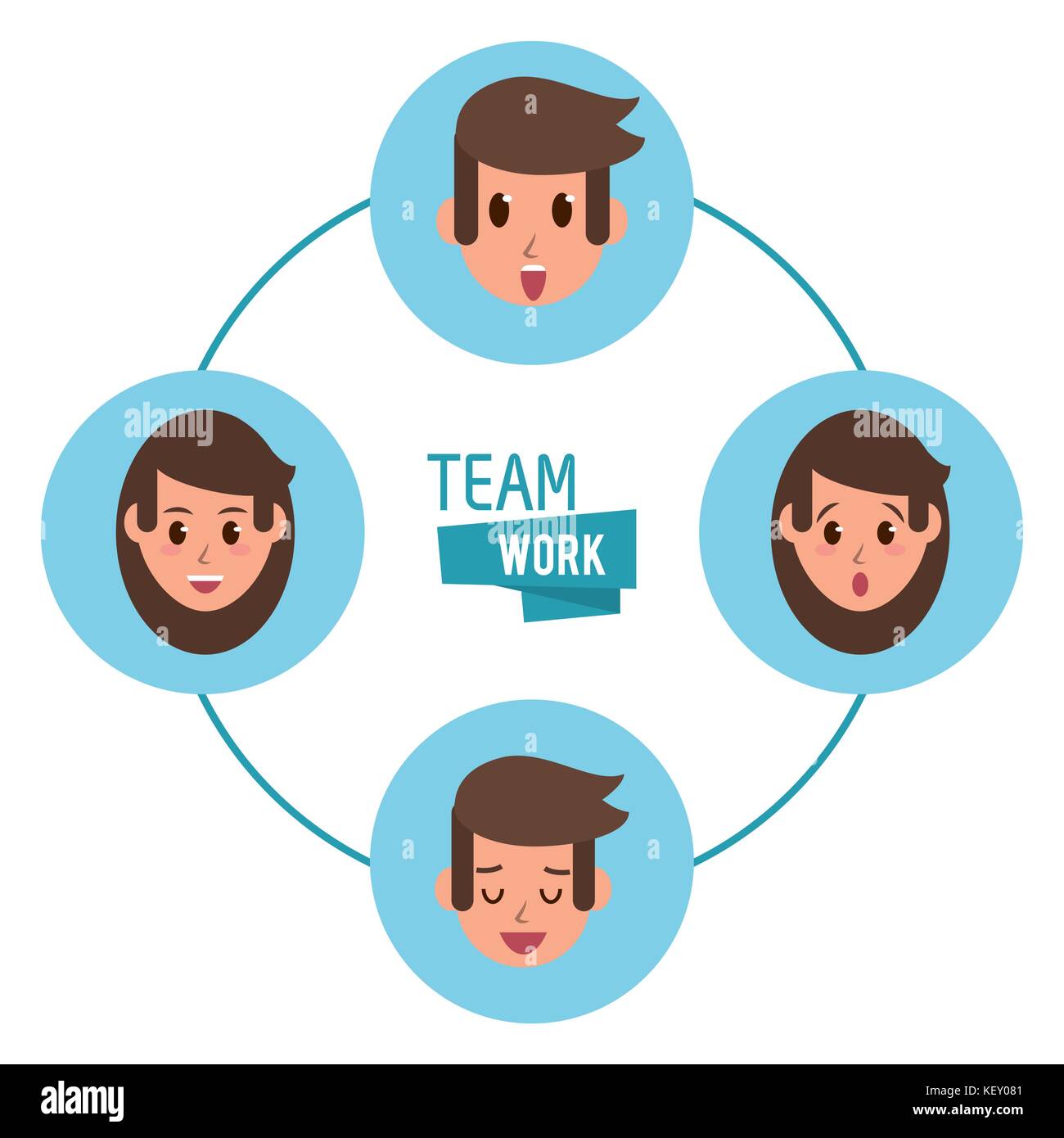 Young teamwork cartoon Stock Vector Image & Art - Alamy