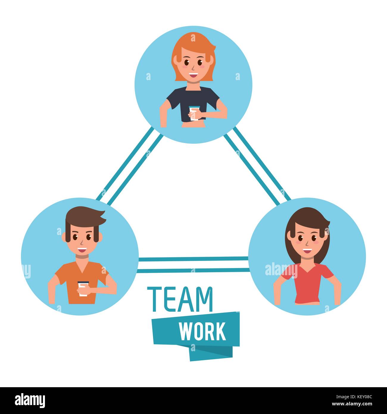 Young teamwork cartoon Stock Vector Image & Art - Alamy