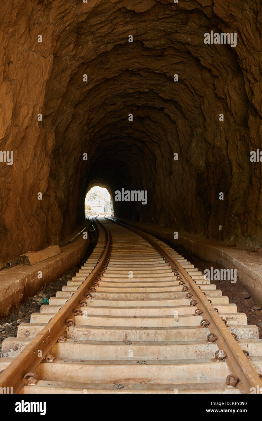 Exit from darknes - Light at end of tunnel, Shadow of people Standing ...