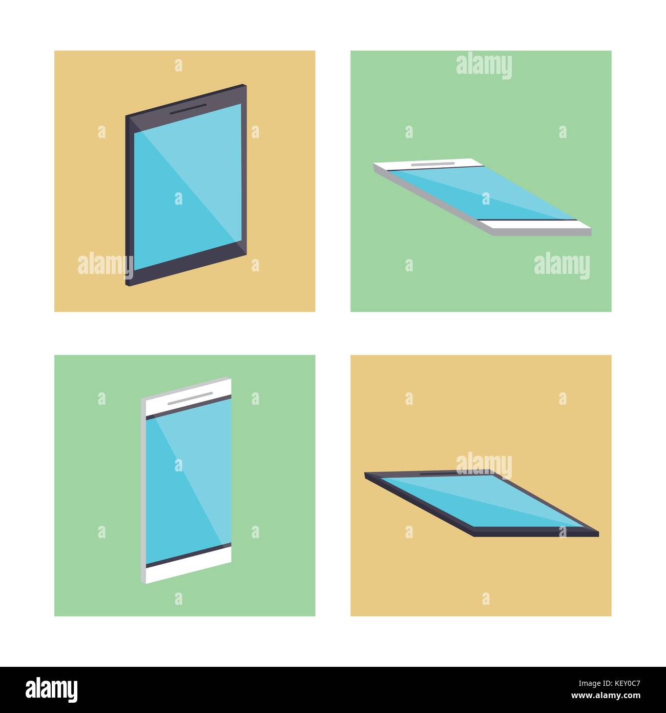 Digital tablets tablet touchscreen Stock Vector Images - Alamy