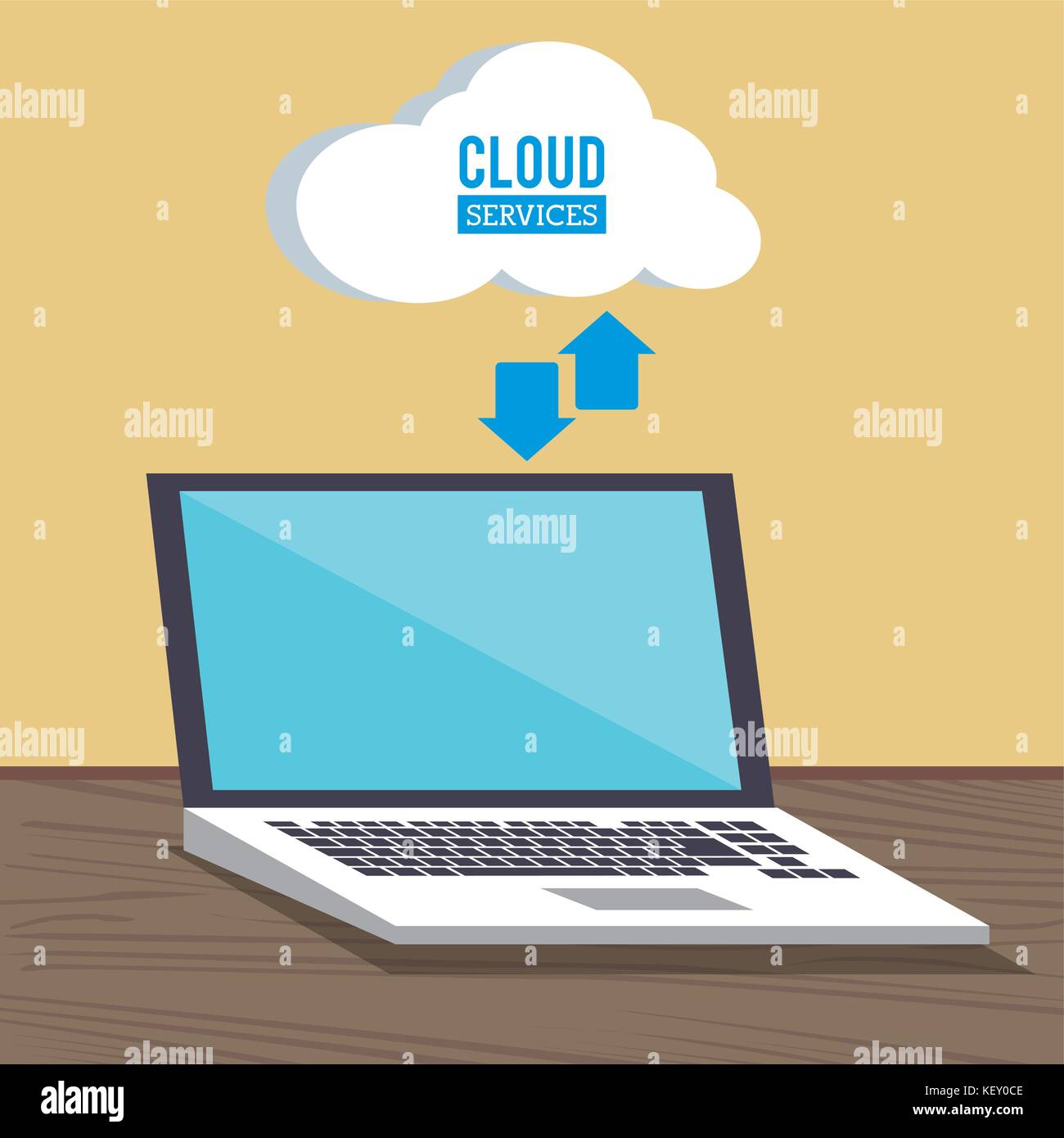 Cloud computing services Stock Vector Image & Art - Alamy