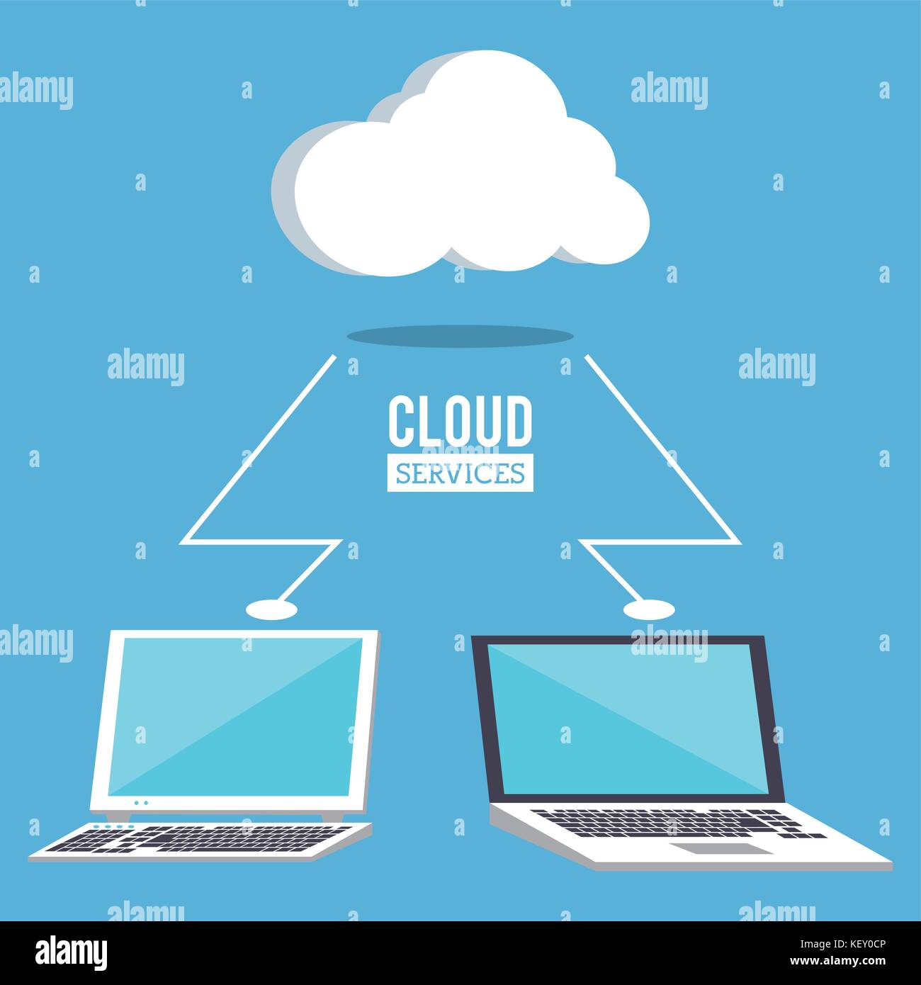 Cloud computing services Stock Vector Image & Art - Alamy