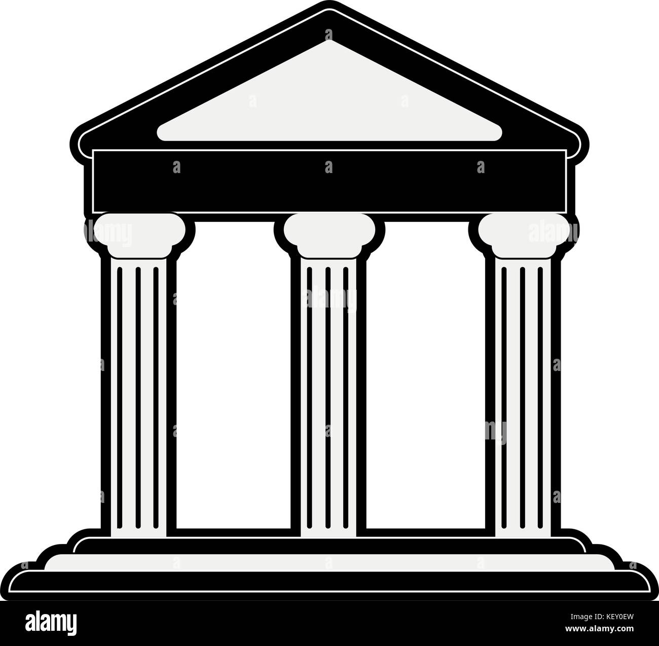 ancient greek building icon image Stock Vector Image & Art - Alamy