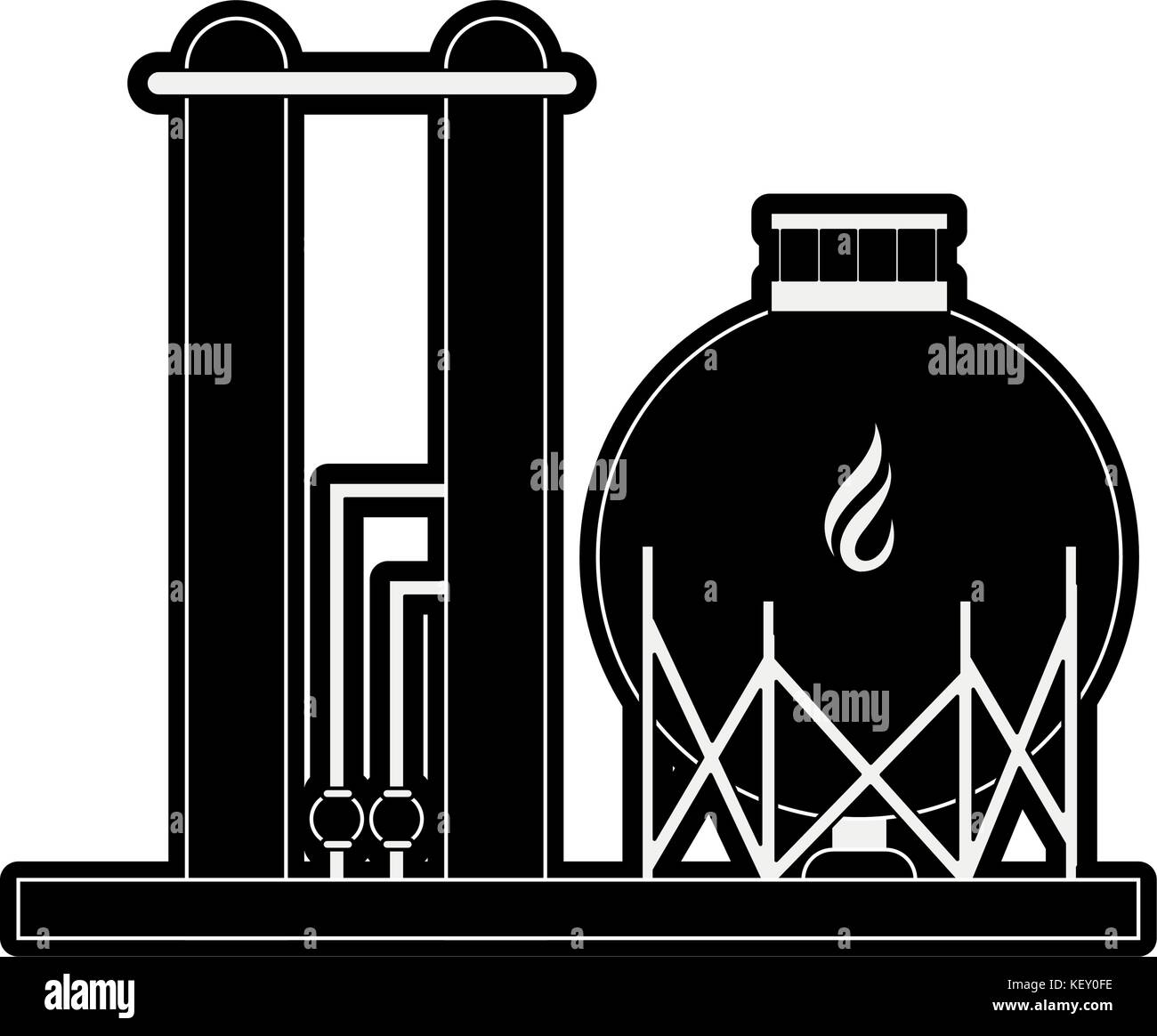 natural gas related icon image Stock Vector Image & Art - Alamy