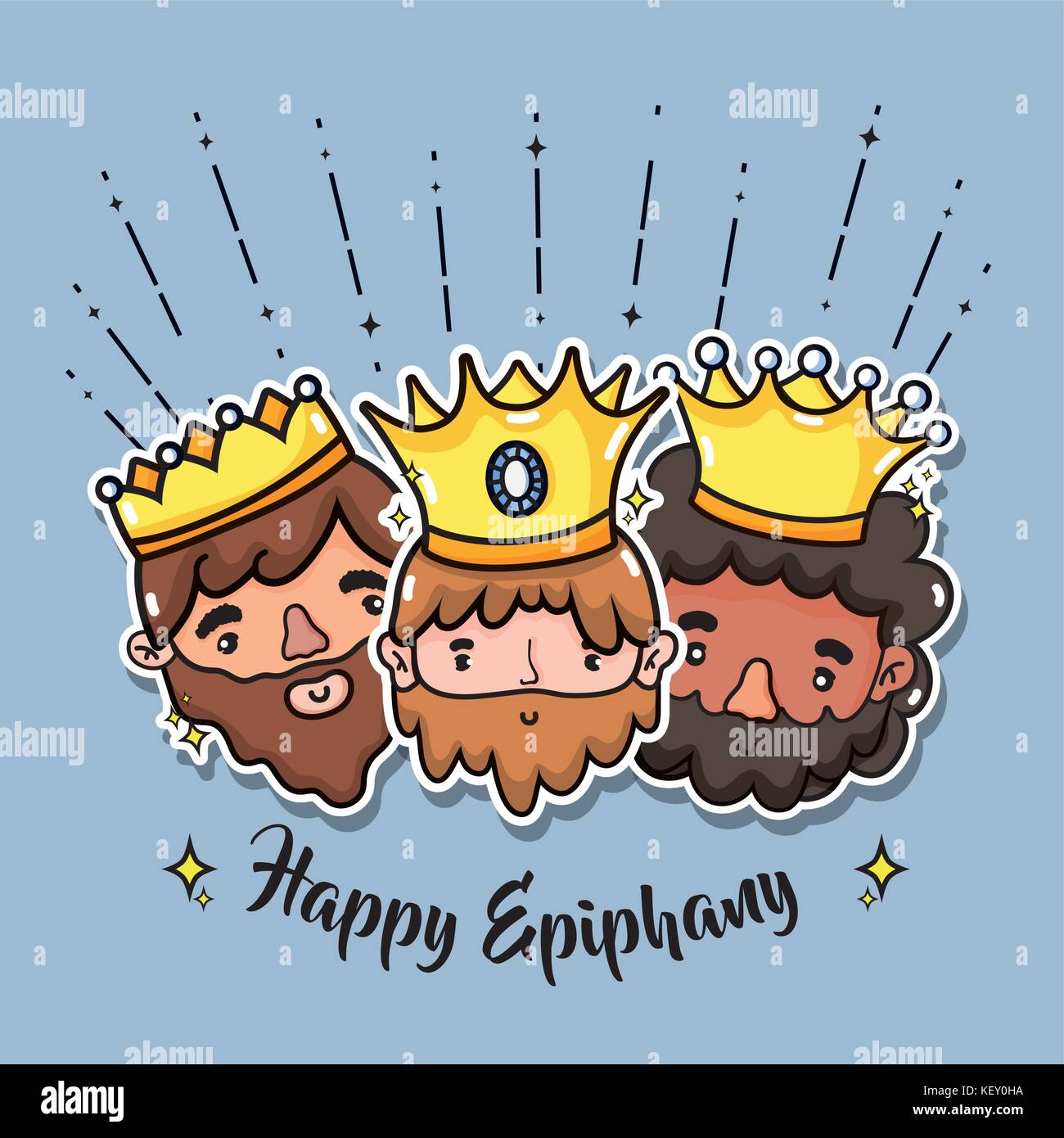 epiphany catholic holiday celebration design Stock Vector Image & Art ...