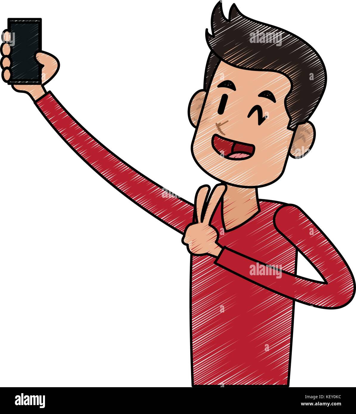 man using cellphone icon image Stock Vector Image & Art - Alamy