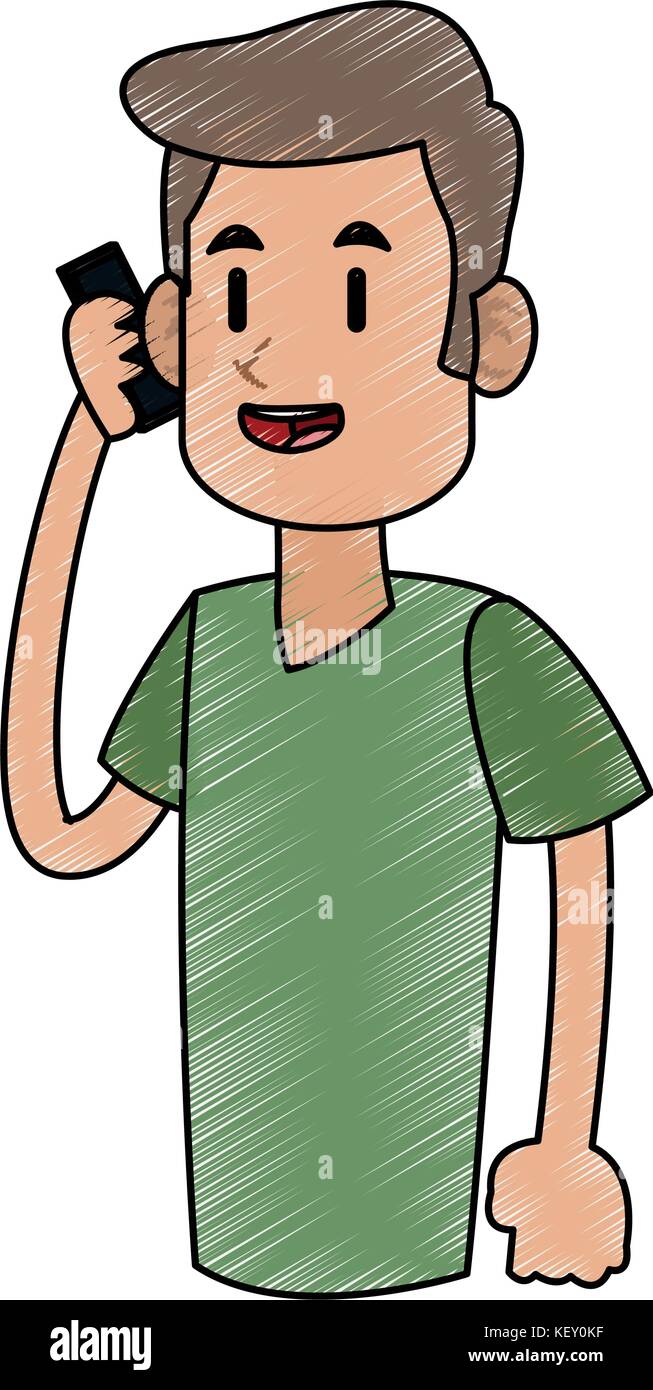 man using cellphone icon image Stock Vector Image & Art - Alamy