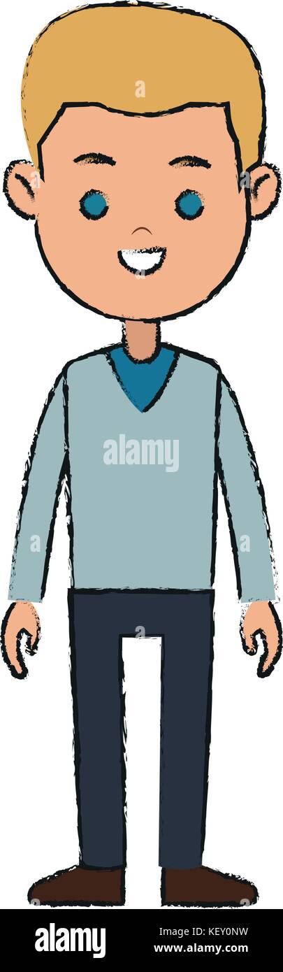 Happy Boy cartoon Stock Vector Image & Art - Alamy
