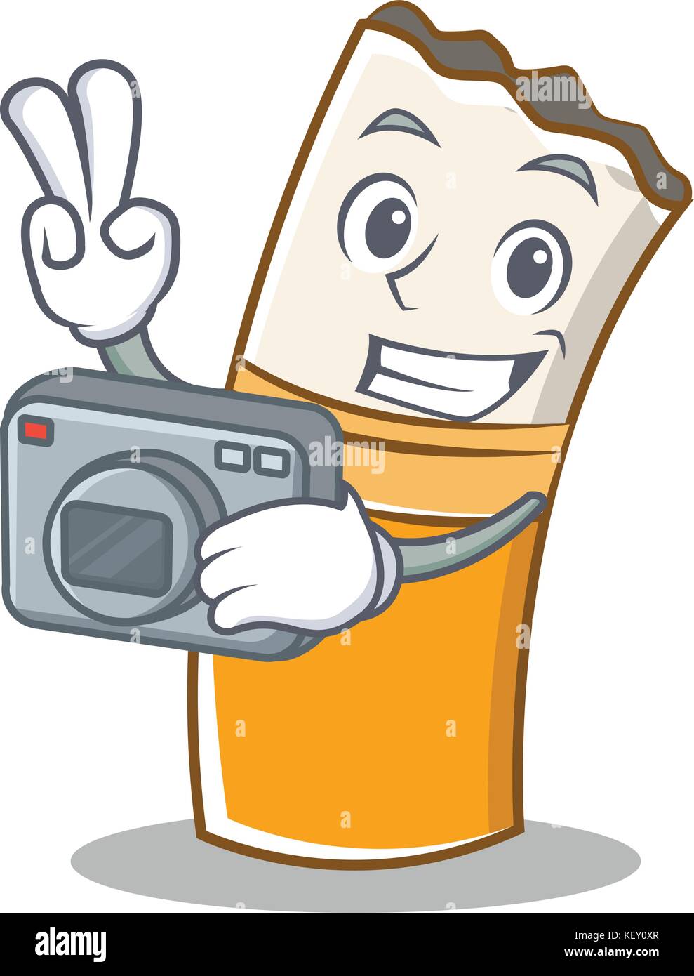 Photography cigarette character cartoon style Stock Vector Image & Art ...