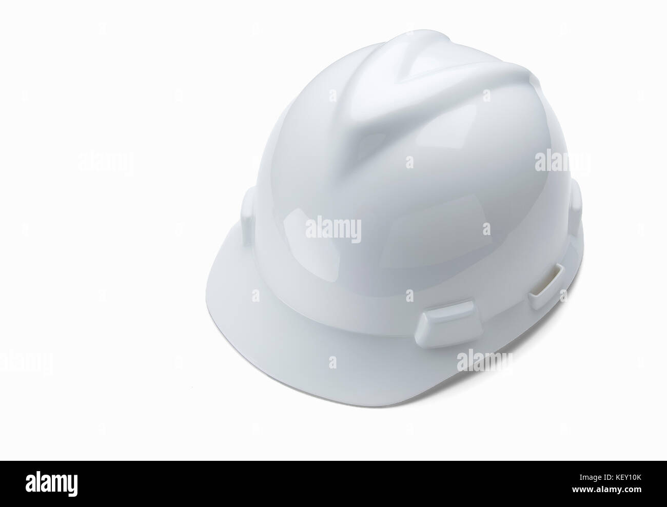construction hard hat isolated on white Stock Photo - Alamy