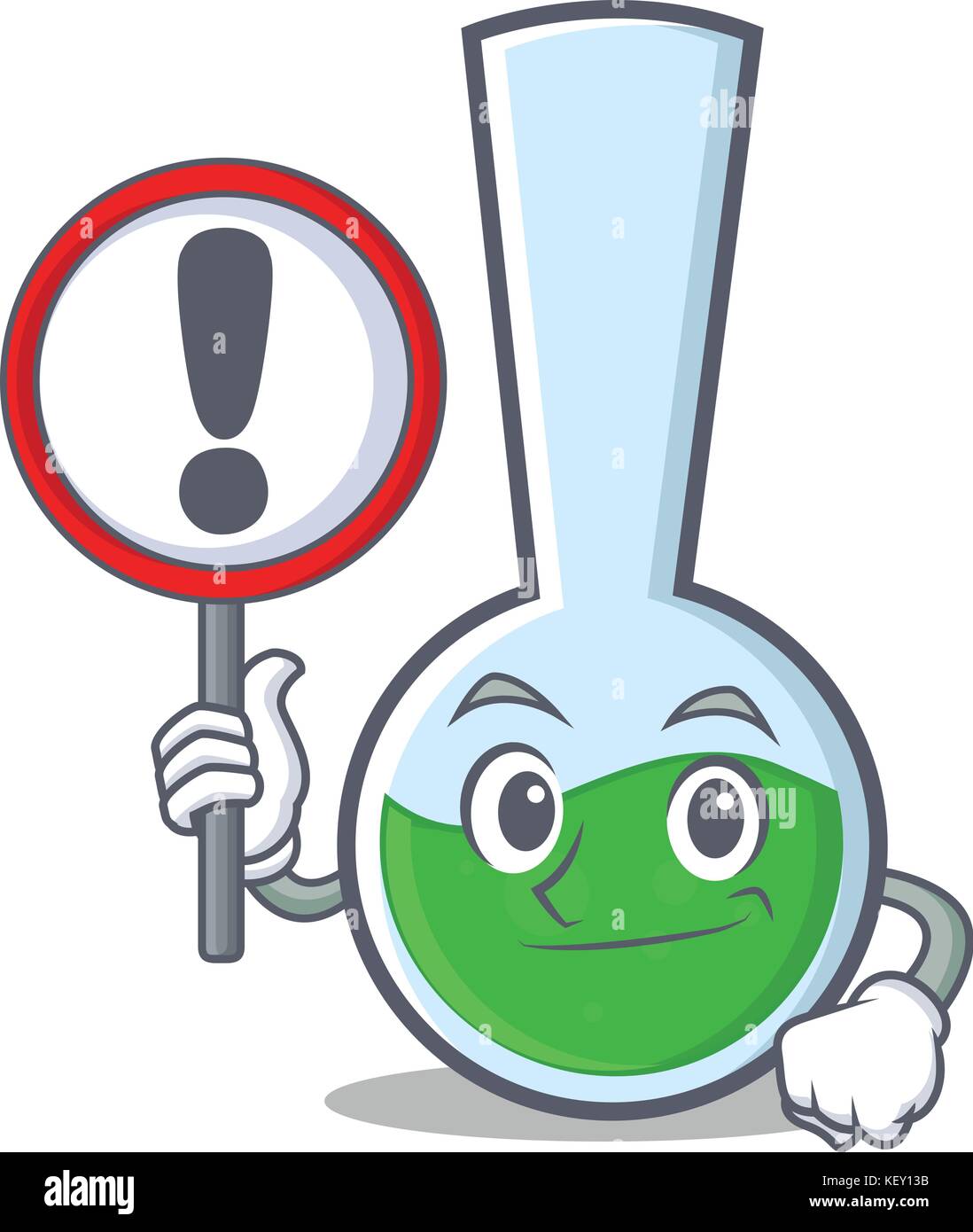 With sign tube laboratory character cartoon Stock Vector Image & Art ...