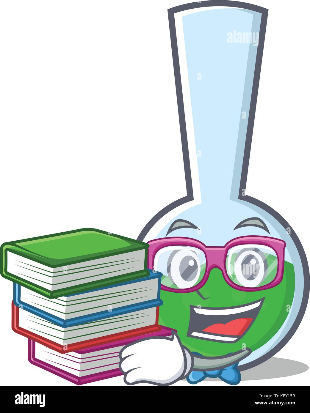 Geek tube laboratory character cartoon Stock Vector Image & Art - Alamy