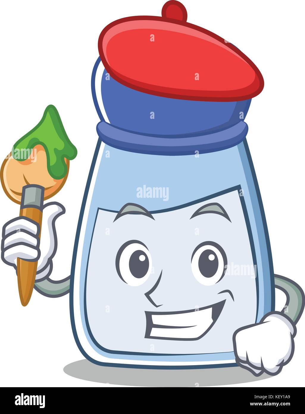 Artist salt character cartoon style Stock Vector Image & Art - Alamy