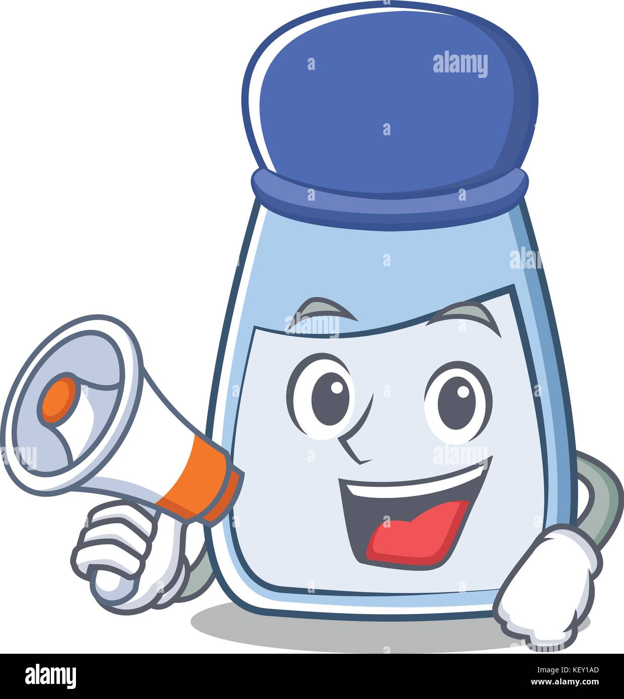 With megephone salt character cartoon style Stock Vector Image & Art ...
