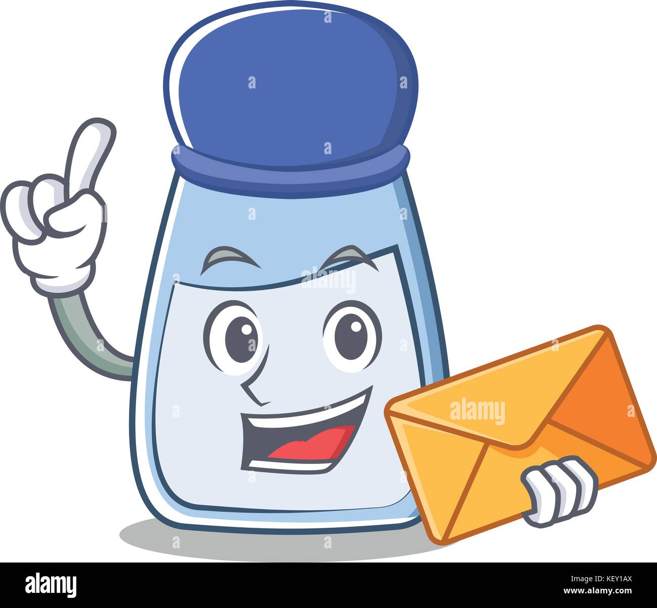 With envelope salt character cartoon style Stock Vector Image & Art - Alamy