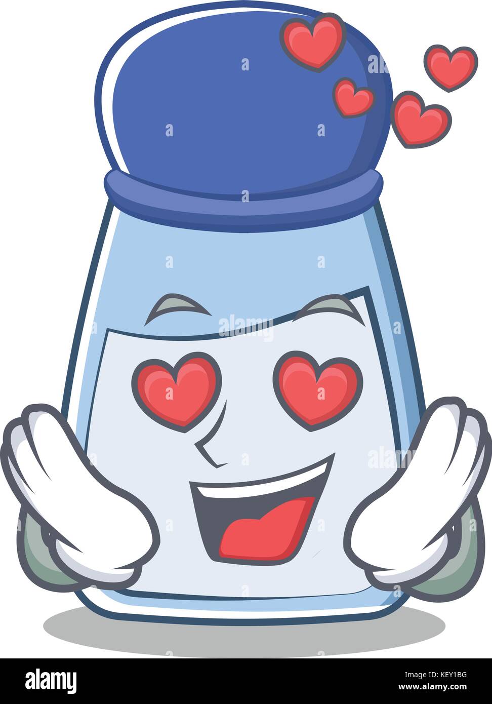 In love salt character cartoon style Stock Vector Image & Art - Alamy