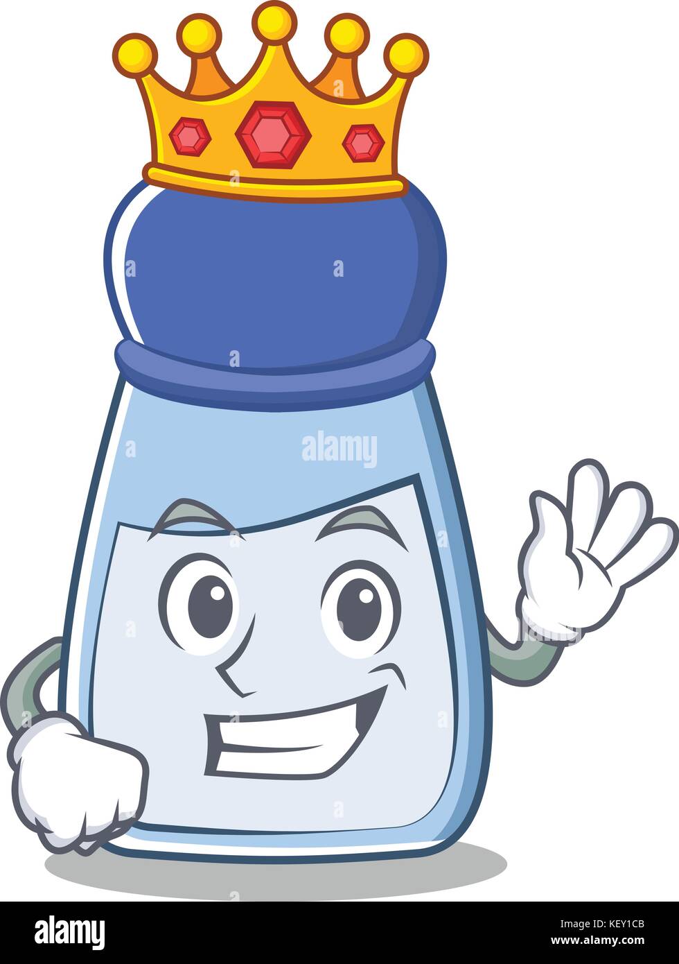 King salt character cartoon style Stock Vector Image & Art - Alamy