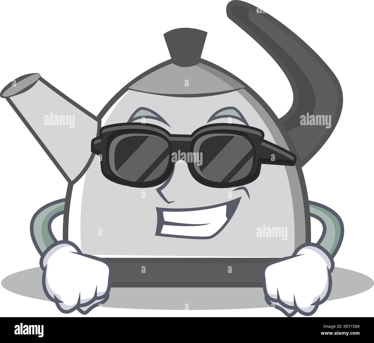 Super cool kettle character cartoon style Stock Vector Image & Art - Alamy