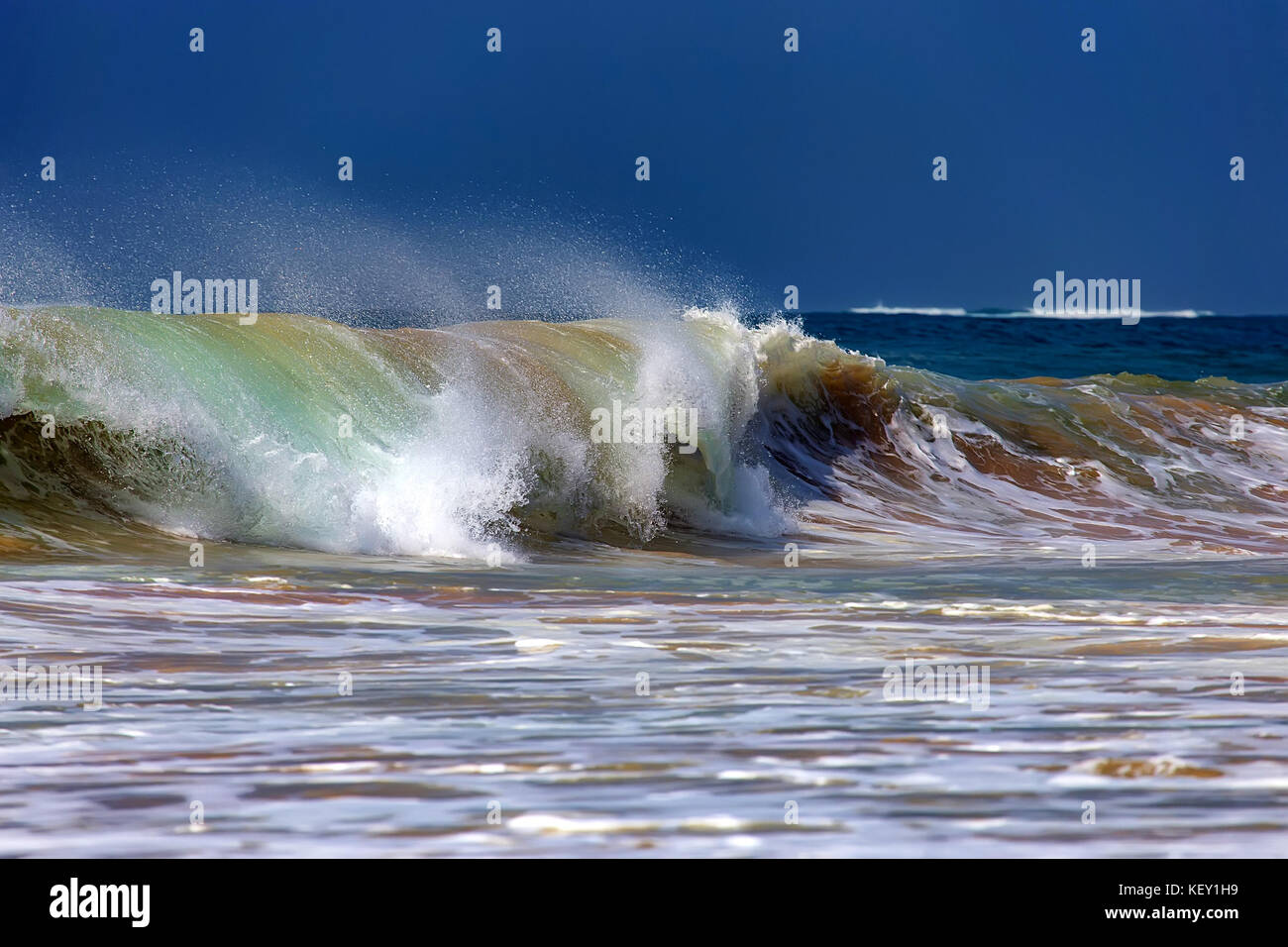 Beautiful sea wave Stock Photo - Alamy