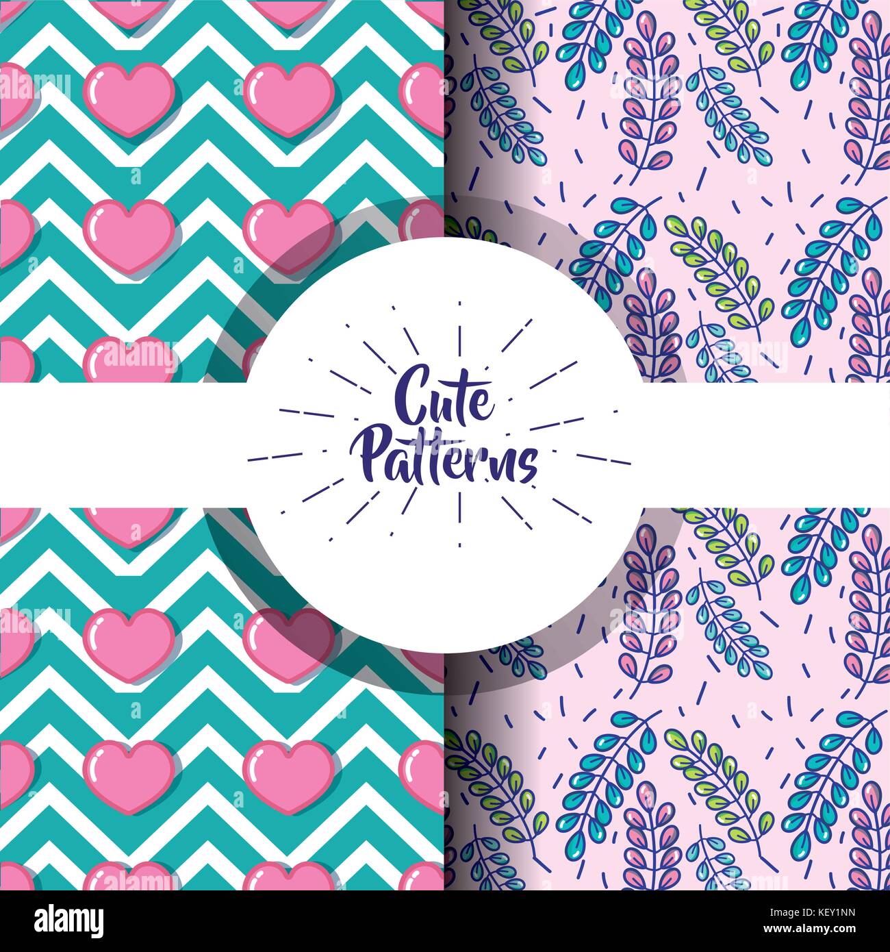 cute patern abstract geometric background design Stock Vector Image ...