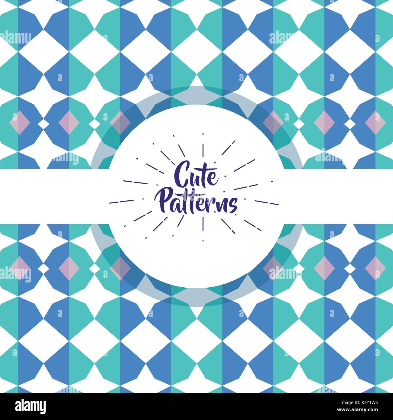 cute patern abstract geometric background design Stock Vector Image ...