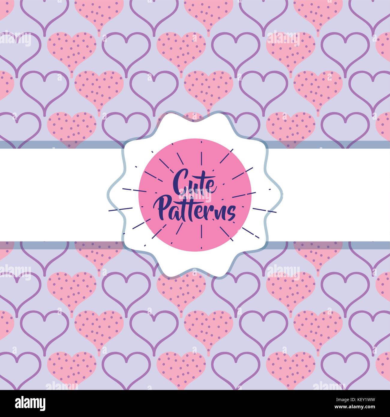 cute patern abstract geometric background design Stock Vector Image ...