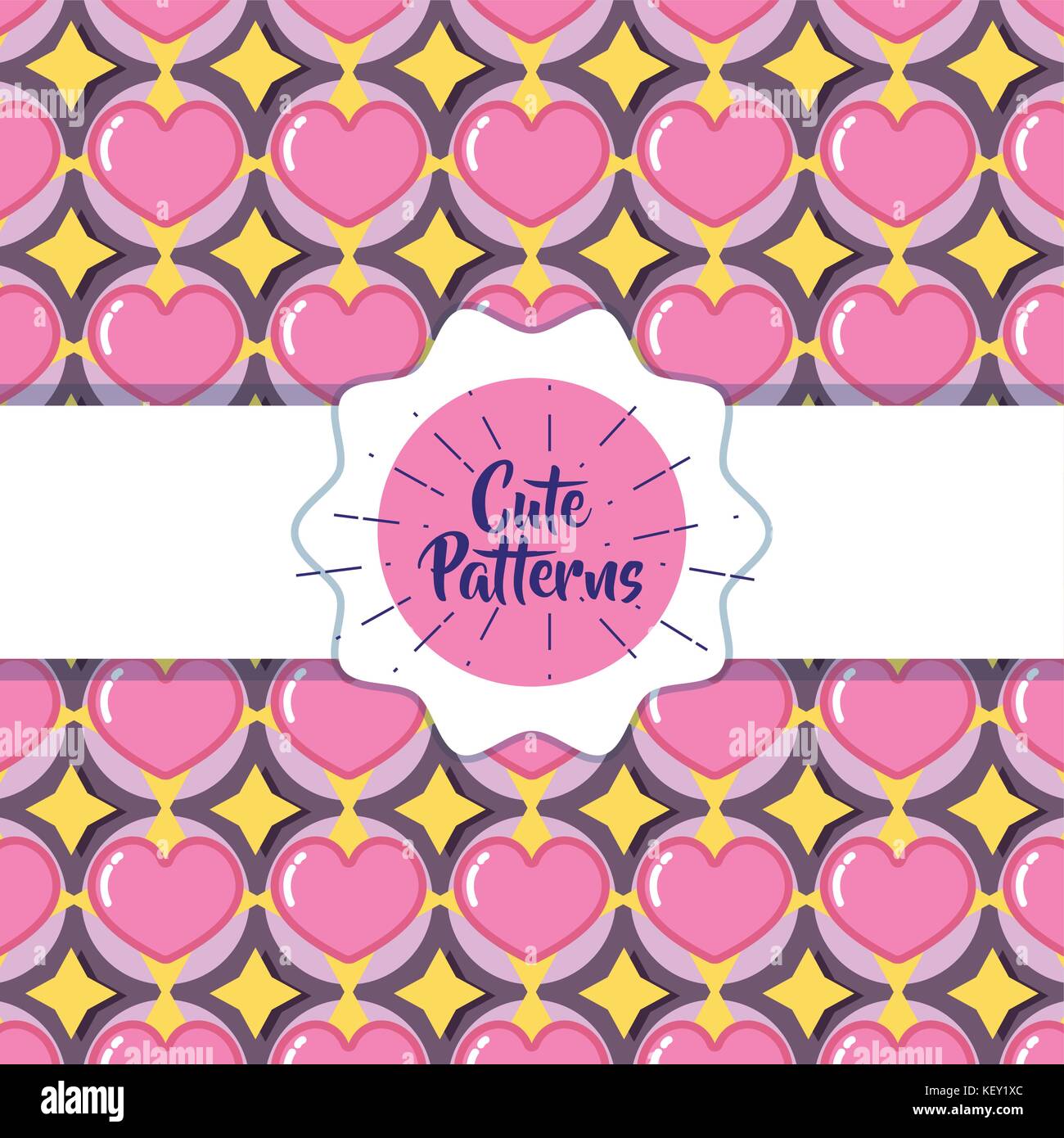 cute patern abstract geometric background design Stock Vector Image ...