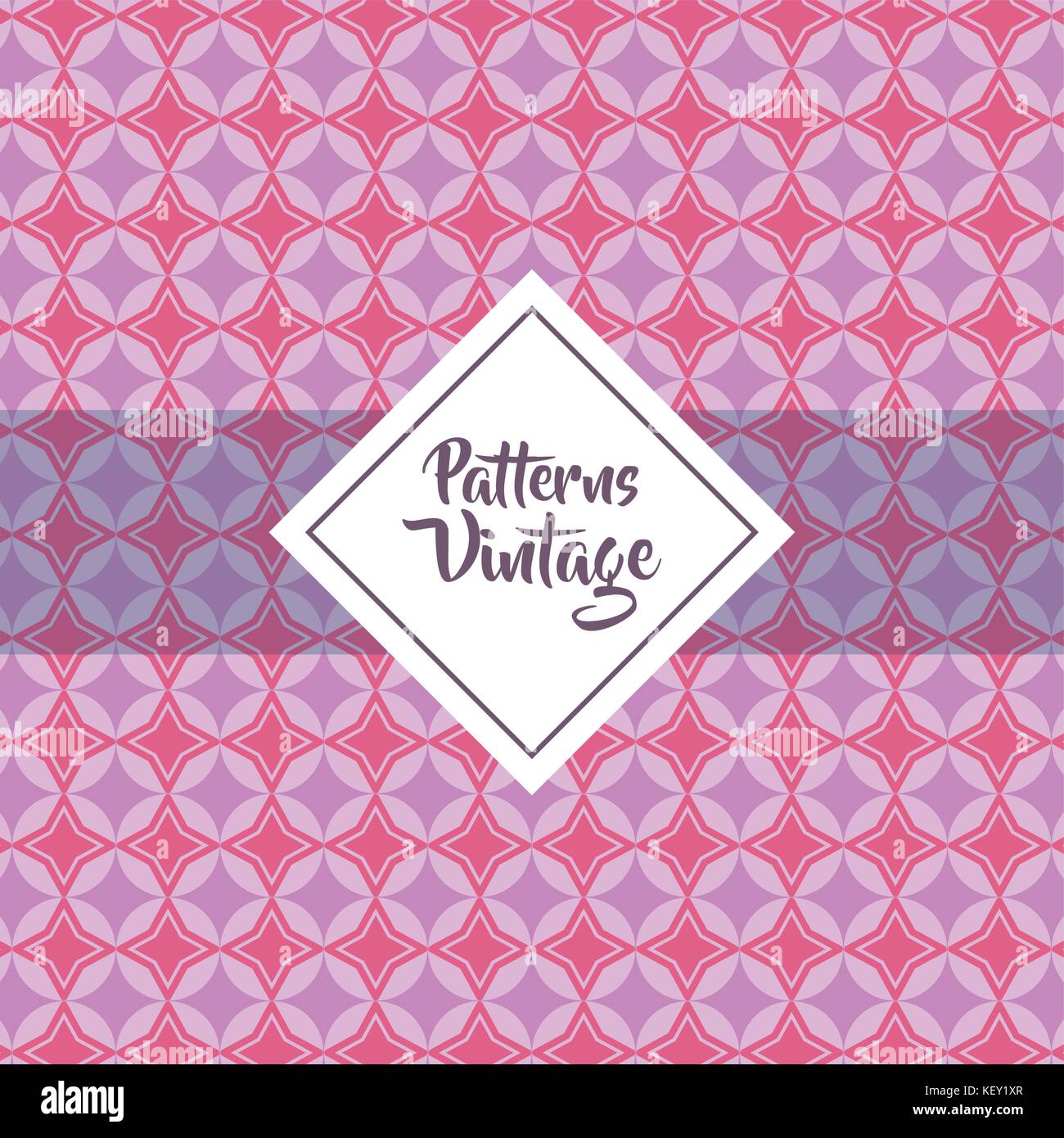 pattern vintage geometric texture background design Stock Vector Image ...