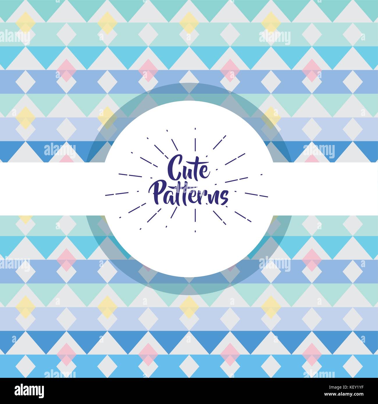 cute patern abstract geometric background design Stock Vector Image ...