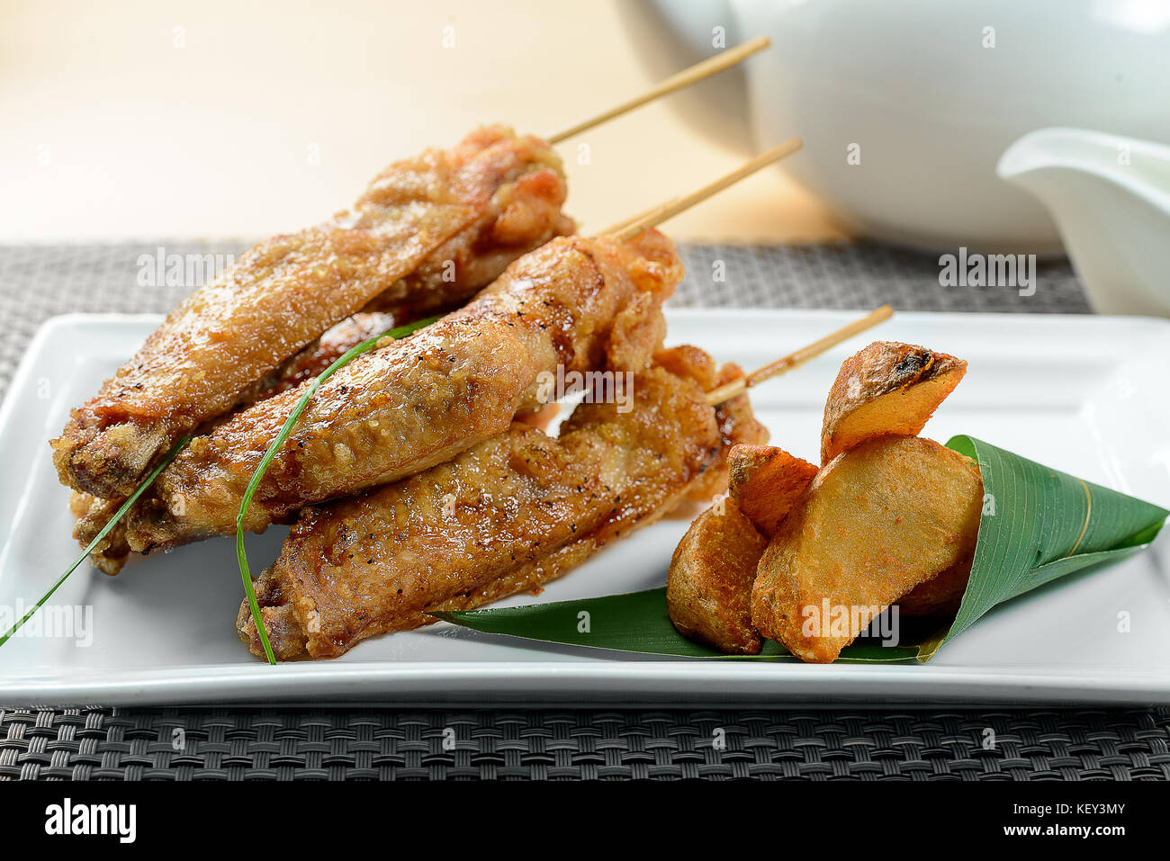 Fried chicken wings Stock Photo - Alamy Fried chicken wings Stock Photo - Alamy