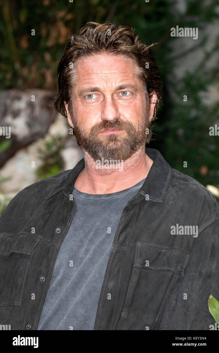 Gerard Butler at the 'Geostorm' photocall at Hotel de Russie on October ...