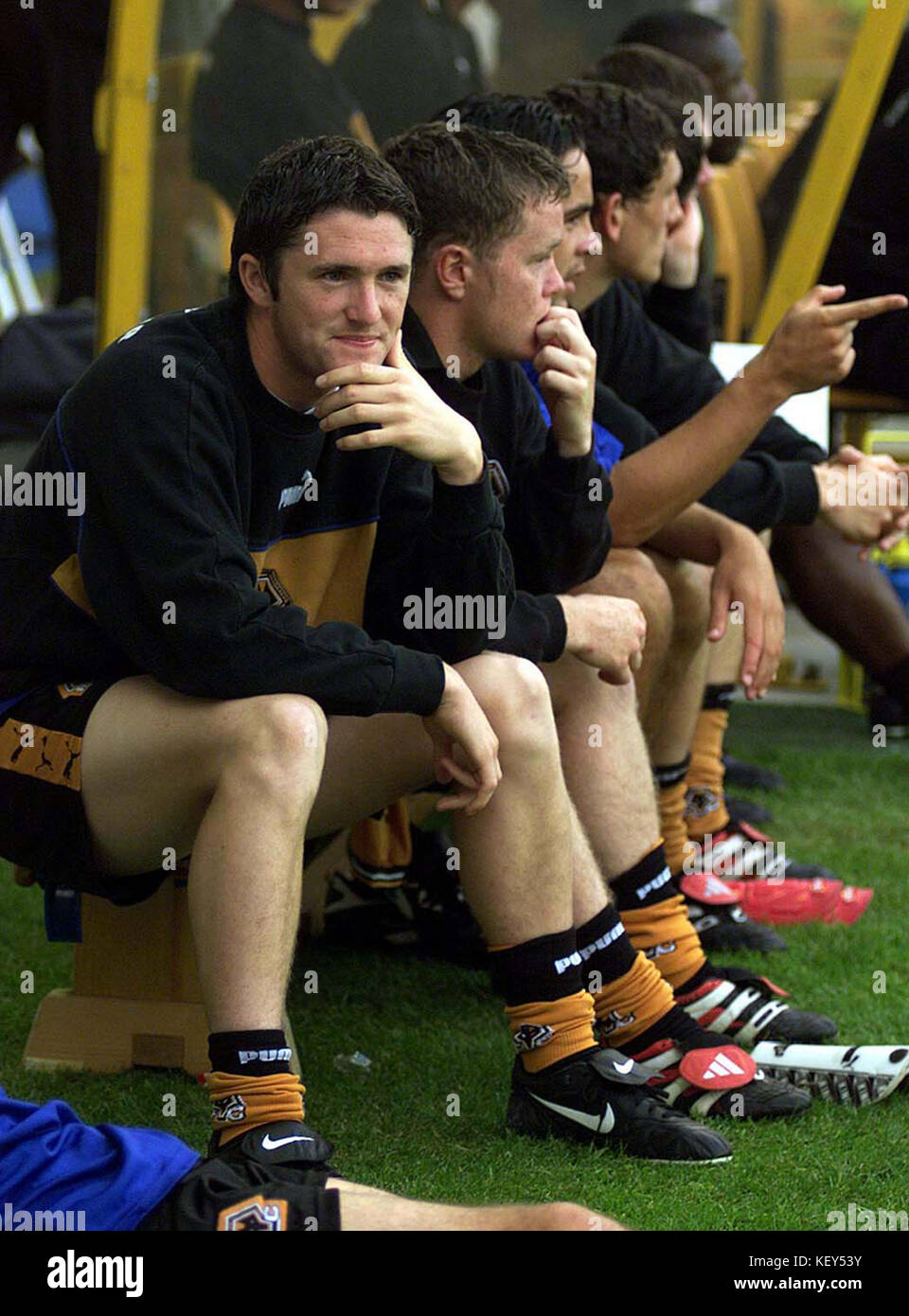 Wolverhampton Wanderers footballer Robbie Keane 1999 Stock Photo - Alamy