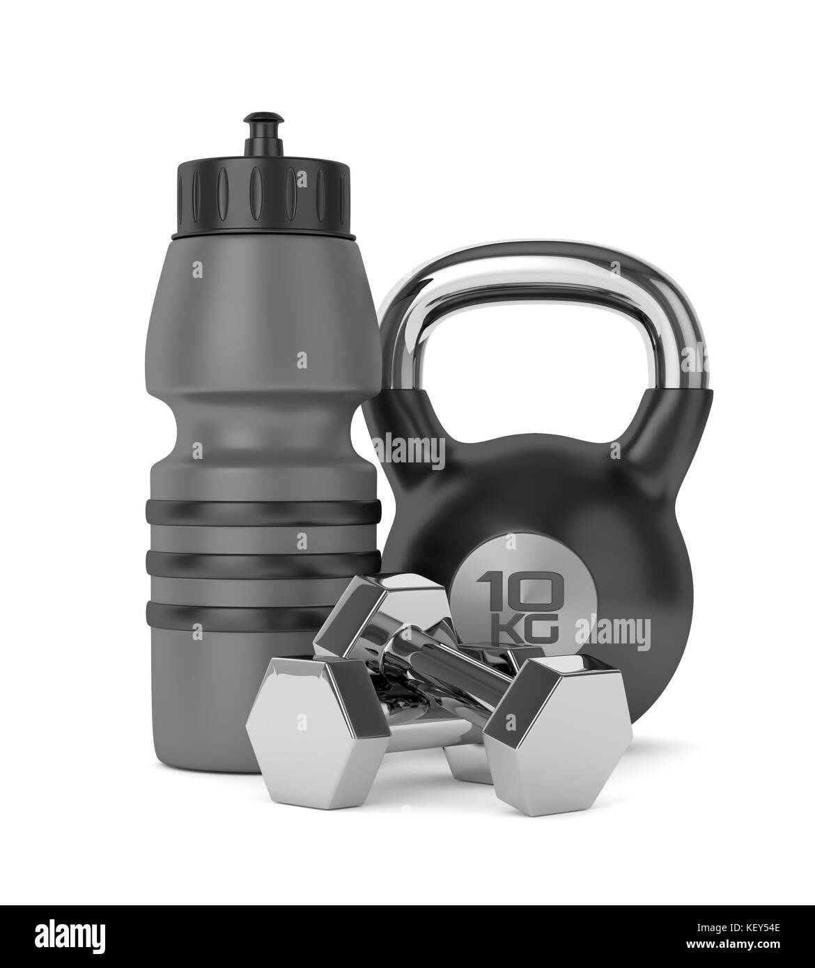 Kettlebell Black and White Stock Photos & Images - Alamy