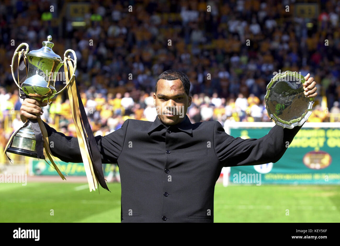 Wolverhampton Wanderers footballer Joleon Lescott 2000 Stock Photo - Alamy