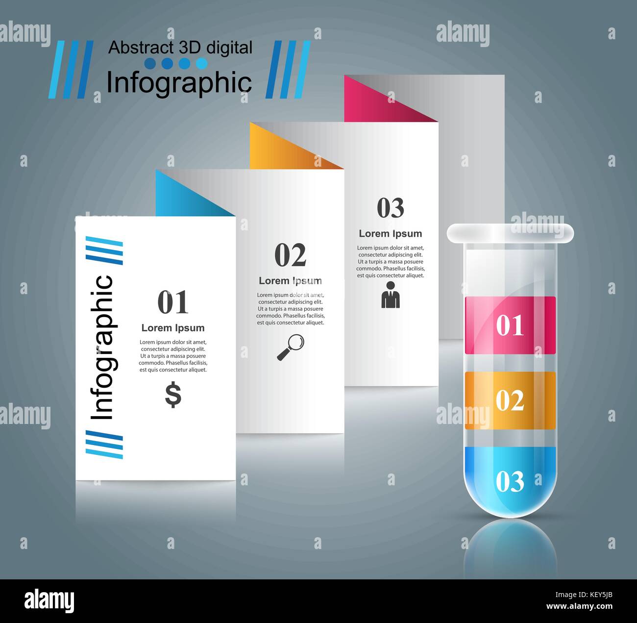 Test tube. Experiments. Business infographics Stock Vector Image & Art ...