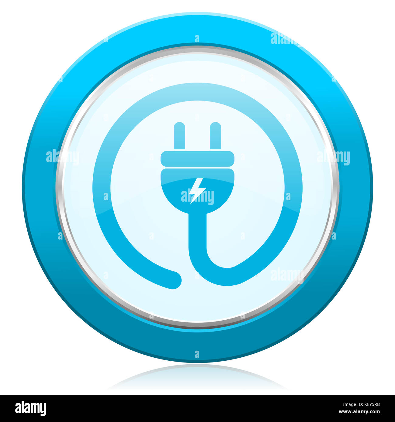 Chrome plug socket Cut Out Stock Images & Pictures - Alamy