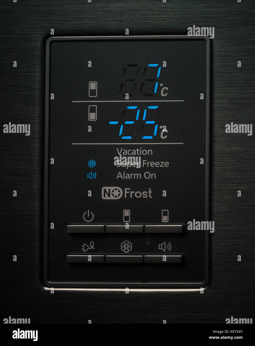 Refrigerator Control Panel Stock Photo - Alamy