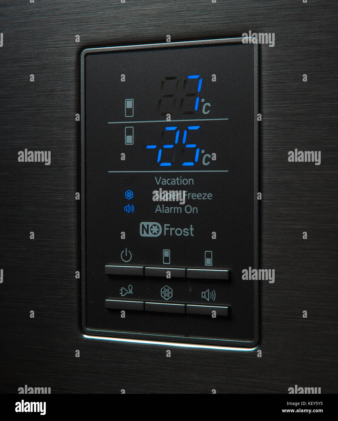 Refrigerator Control Panel Stock Photo - Alamy