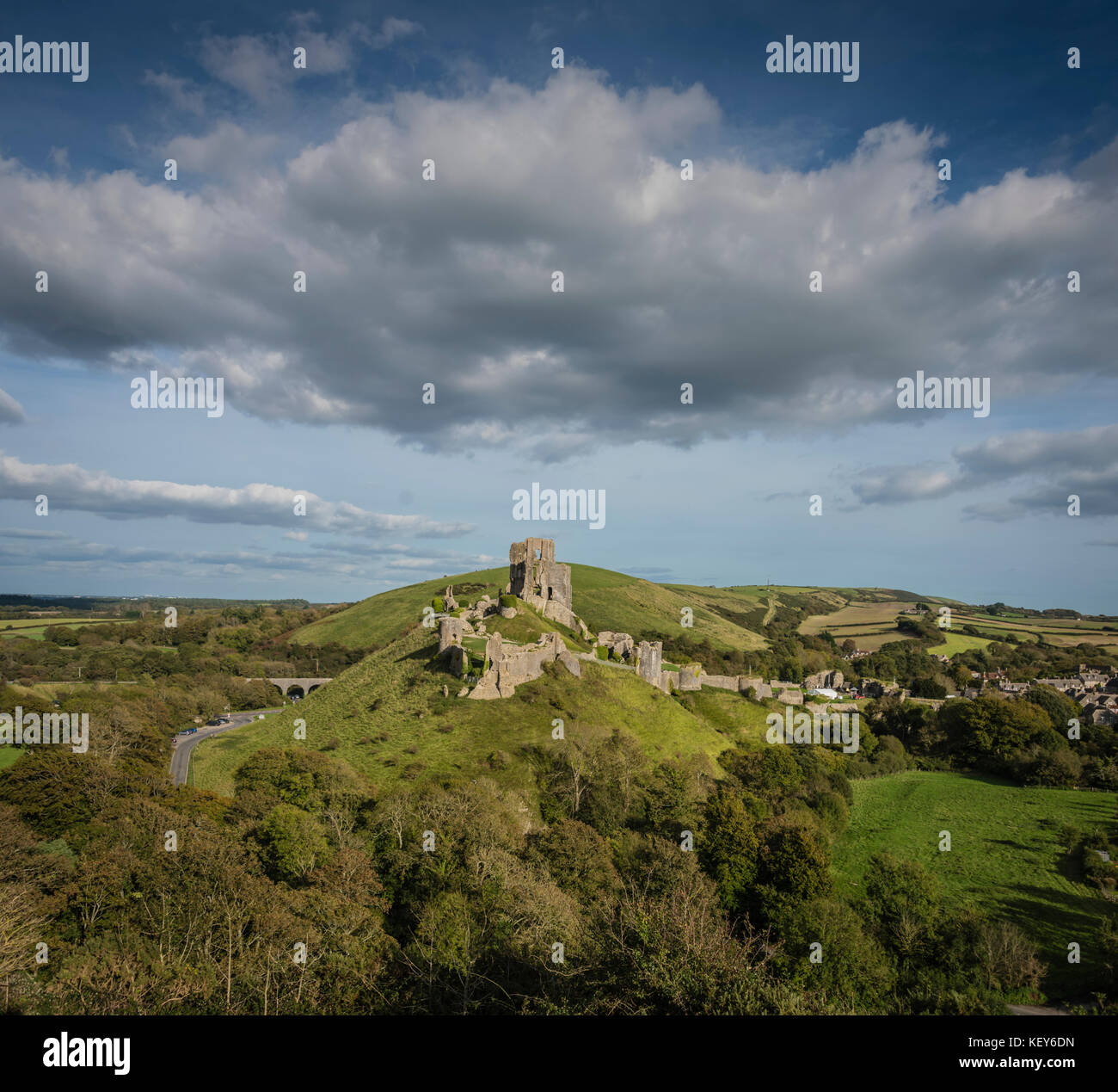 Corfe Castle, Dorset Stock Photo - Alamy